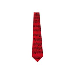 mugesh Krawatte Krawatte Klassik rot für Musiker