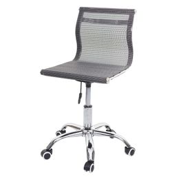 Bürostuhl MCW-K53, Drehstuhl Schreibtischstuhl Computerstuhl, Netzbezug Stoff/Textil ~ grau