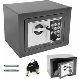 Day Plus - Hotelsafes Tresor Safe Elektronik Zahlenschloss & 2 Notschlüssel Wandtresor Möbeltresor Feuerfest Wasserdichte Sicherheitsbox