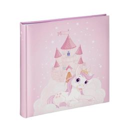 Hama Fotoalbum Kinderalbum "Joana", 25x25 cm, 50 weiße Seiten, max.100 Fotos, Mädchen, rosa