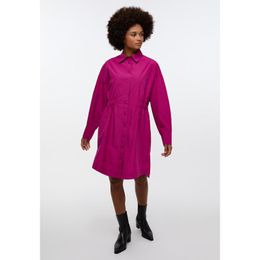 Eterna Blusenkleid »OVERSIZE FIT« pflaume 46 - Normalgrößen Normalgrößen 46 Hemd-Kragen