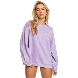 Roxy Sweatshirt »Surf.Kind.Kate.« lila M M Typ: Fleece mit Rundhalsausschnitt