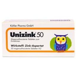 Köhler Pharma Unizink 50 magensaftresistente Tabletten 50 St