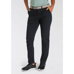 Kangaroos Jogger Pants (2-tlg., mit Gürtel) im lässigen konfektionierten Look, schwarz