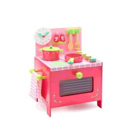 Djeco Spielküche Kinderküche Lili Rose Spielküche Herd Backofen Zubehör DJ06508