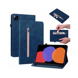 Wigento Tablet-Hülle Für Xiaomi Pad 6 / 6 Pro Kunstleder Hülle Reißverschluss Tablet Tasche