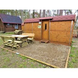 JVmoebel Sauna Camping Haus Ferienhaus Winziges Fertighaus Holzhaus 230x480cm