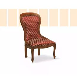 JVmoebel Stuhl Luxus Design Polster Stuhl Sitz Esszimmer Klassische Textil Möbel (1 St)