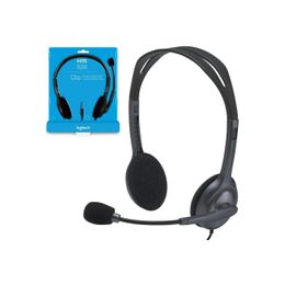 Logitech H111 PC-Headset (Stereo Kopfhörer mit Mikrofon für den Einsatz im z.B. Home Office)