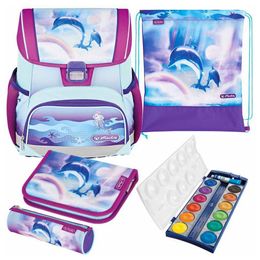 Herlitz Schulranzen Herlitz Schulranzen Set Loop Plus Ocean in Heaven 5-teilig