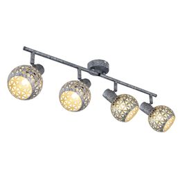 Globo Lighting - LELA - Strahler Metall grau, 4x E14