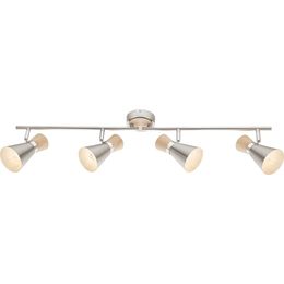 Globo Lighting - MAREI - Strahler Holz naturfarben, 4x E14