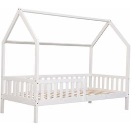 Happy Garden - Hüttenbett für Kinder 190x90cm weiß marceau - Weiß