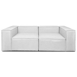 Home Deluxe - Sofa verona - i Größe s Hellgrau - (BxHxL) 238, 68, 119 cm