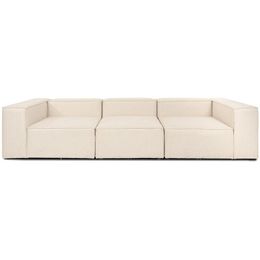Sofa verona - i Größe m Beige - (BxHxL) 327, 68, 119 cm - Home Deluxe