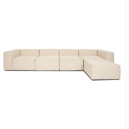 Home Deluxe Sofa VERONA - I Größe XL Beige - (BxHxL) 415, 68, 207 cm