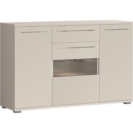 Kommode Places of Style "Piano" Sideboards Gr. B/H/T: 150 cm x 97,4 cm x 45,2 cm, 1, beige (beige hochglanz) Kommode