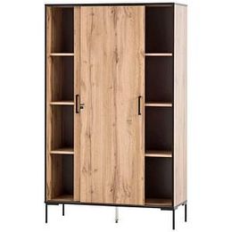 MÖBELPARTNER MÖBELPARTNER Schiebetürenschrank 2000, 701724 landhaus-eiche 6 Fachböden 100,0 x 41,0 x 163,8 cm