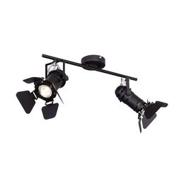 Globo Lighting - EGON - Strahler Metall schwarz, 2x GU10