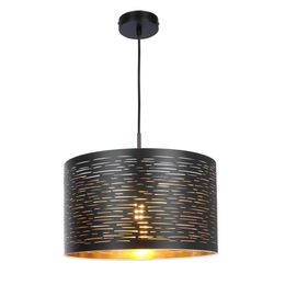 Globo Lighting - TUNNO - Hängeleuchte Metall schwarz, 1x E27