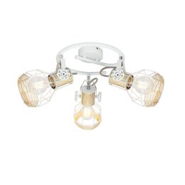 Globo Lighting - BANA - Strahler Metall weiß, 3x E27