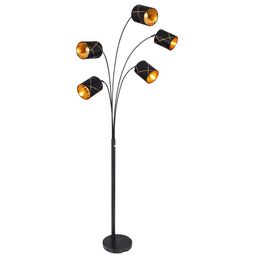 Globo Lighting - BEMMO - Stehleuchte Metall schwarz, 5x E14