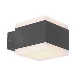 Globo Lighting - SLICE - Außenleuchte Aluminium anthrazit, RGBW LED