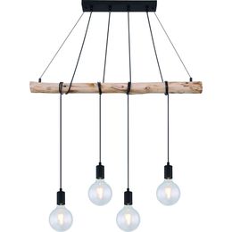 Globo Lighting - AUSTON - Hängeleuchte Metall schwarz matt, 4x E27