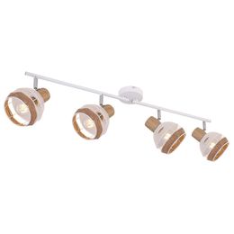 Globo Lighting - WIDY - Strahler Metall weiß, 4x E27