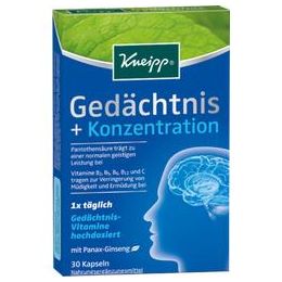 Kneipp Gedächtnis+Konzentration Kapseln 30 St