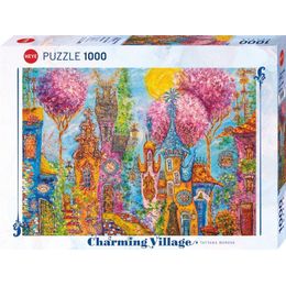 Heye Puzzle Pink Trees, 1000 Puzzleteile, Made in Germany, bunt