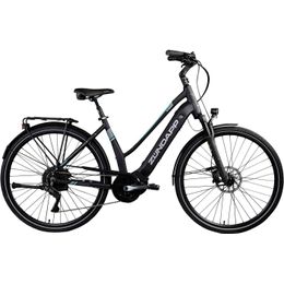 Zündapp Zündapp E-Bike X400, 11 Gang Shimano Deore XT Schaltwerk, Kettenschaltung, Mittelmotor, 500 Wh Akku, schwarz