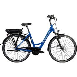 Zündapp Zündapp E-Bike X200, 7 Gang Shimano Nexus Schaltwerk, Nabenschaltung, Mittelmotor, 400 Wh Akku, blau