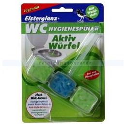 Elsterglanz WC Aktiv Würfel Waldduft legendär, frei von Phosphaten, Made in Germany