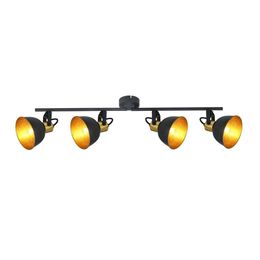 Globo Lighting - FILLO - Strahler Metall schwarz, 4x E14