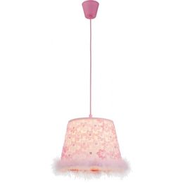 Globo Lighting - TARSO - Hängeleuchte Kunststoff pink, 1x E27