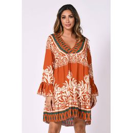 Plus Size Company Kleid "Sibyl" in Orange - 48