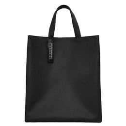Liebeskind Berlin Shopper Paper Bag, modische Optik, Crossbody Bag, zertfiziert nach Leather Working Group, schwarz