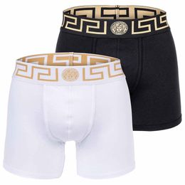 Versace Boxershorts Herren Größe XXL gold / schwarz / weiß