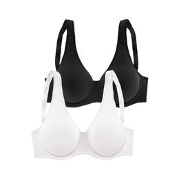 Petite Fleur Bra female Black, White size 90