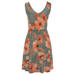 Lascana Kleid Damen Gr&ouml;&szlig;e 34 jade / orange / apricot