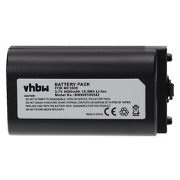 vhbw passend für Symbol MC3000R-LM28S00K-E, MC3000RLCP38S-00E, Akku Li-Ion 4400 mAh, schwarz