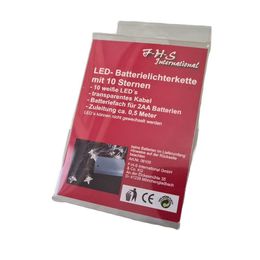 FHS LED-Lichterkette 06105 LED Lichterkette Sterne kaltweiß