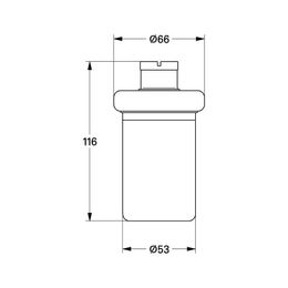 Grohe Seifenspender (Glas) chrom 40179000 40179000