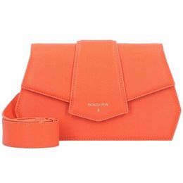 Patrizia Pepe New Geometric Umhängetasche Leder 24 cm solar orange