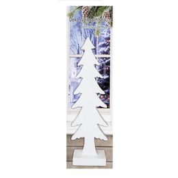 BURI Künstlicher Weihnachtsbaum Deko Weihnachtsbaum aus Polyresin 51cm