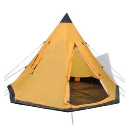 DOTMALL Tipi-Zelt Campingzelt für 4 Personen