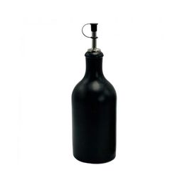 mikken Ölspender Ölflasche Keramik 500 ml mit Edelstahlausgießer aus Steingut
