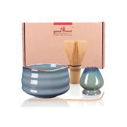 Goodwei Teeservice Matcha-Set "Menouseki" 120 mit Teeschale