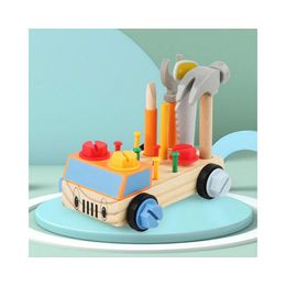 XDeer Kinder-Werkzeug-Set Holzspielzeug Werkzeug Kinder Montessori Spielzeug